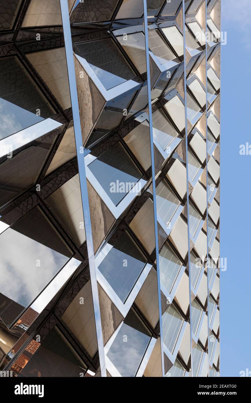 Modern Glass Building, Contemporary Facade Stock Photo - Alamy