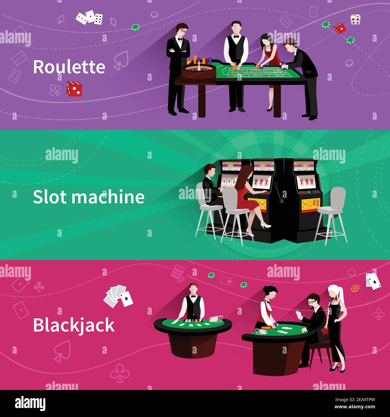 Blackjack table layout Stock Vector Images - Alamy