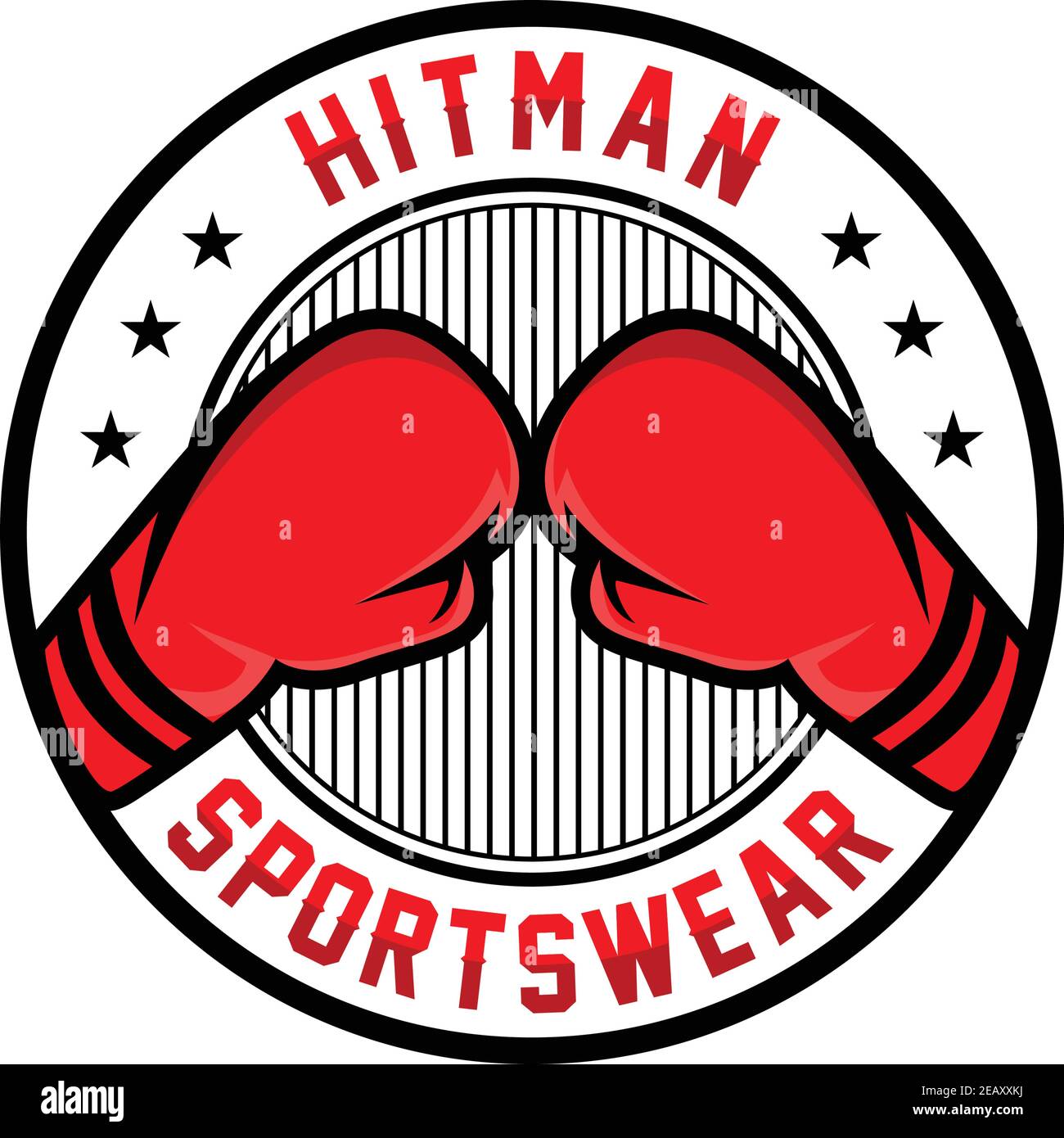 boxing emblem logo your company Stock Vector Image & Art - Alamy