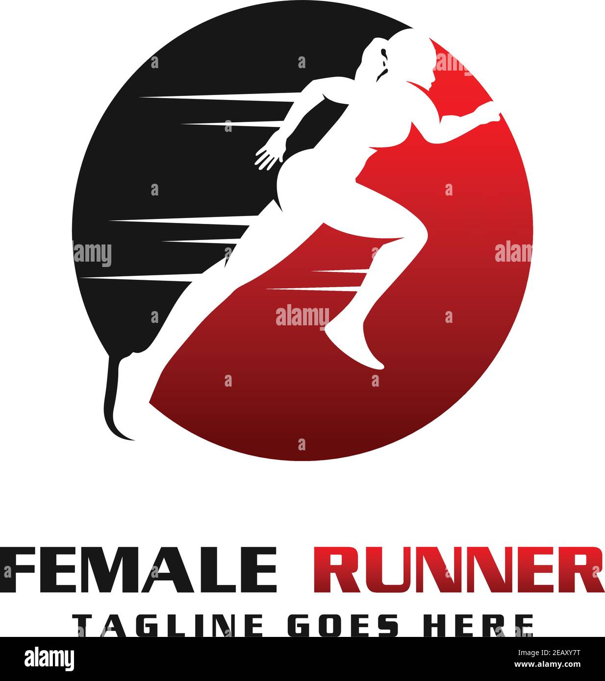 Runner logo hi-res stock photography and images - Alamy