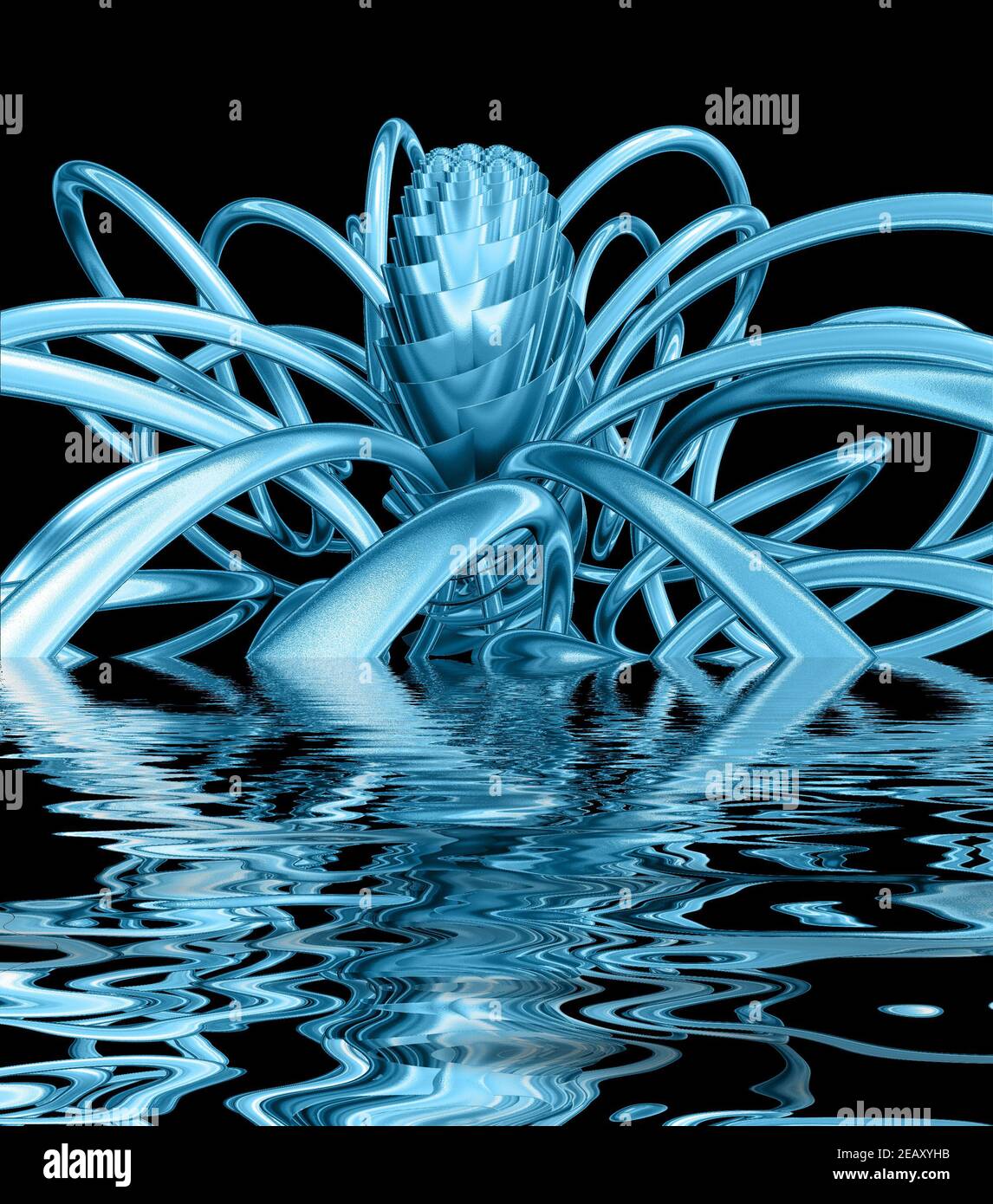 Computer generated 3D illustration artwork Stock Photo - Alamy