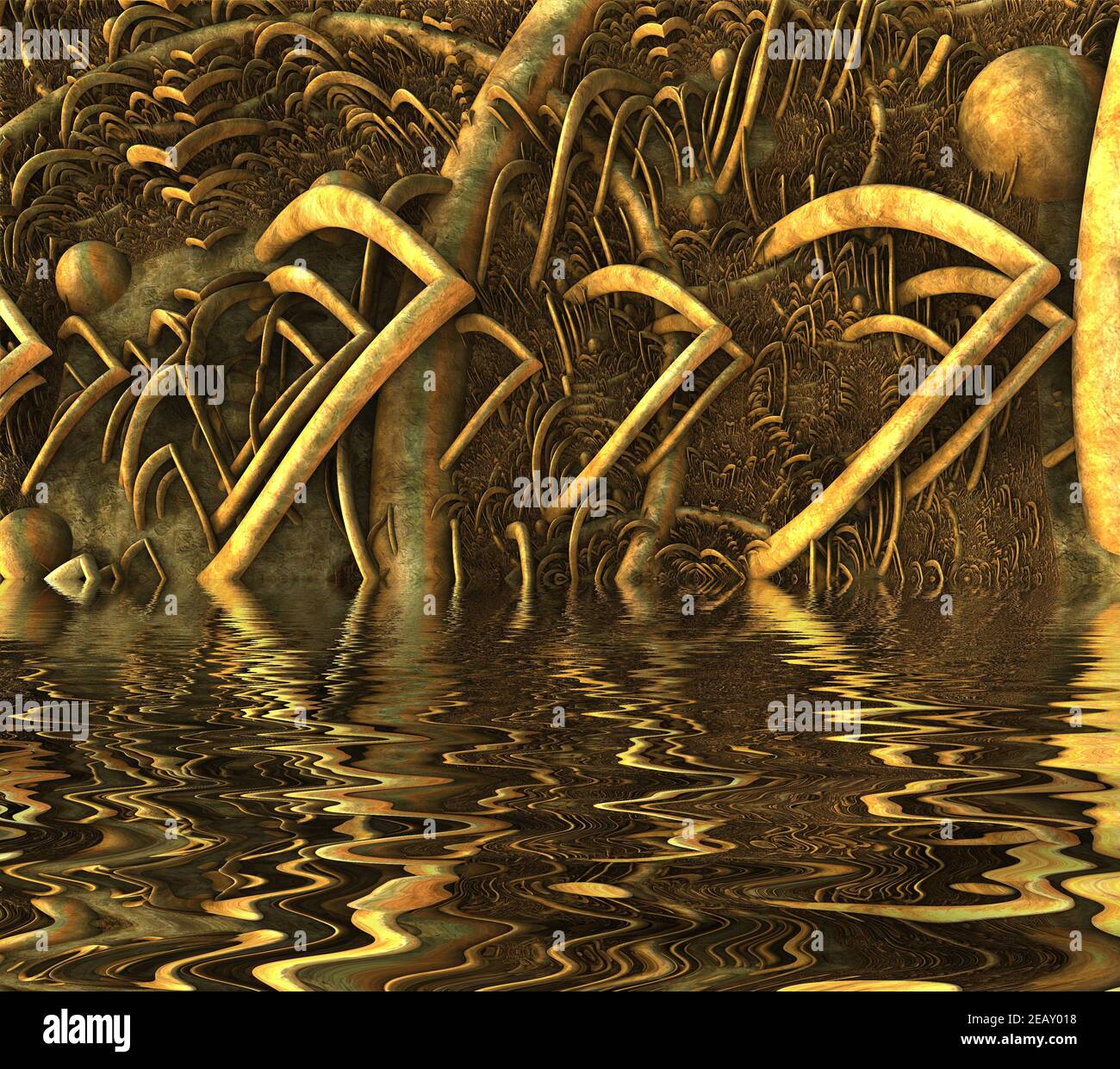 Computer generated 3D illustration artwork Stock Photo - Alamy