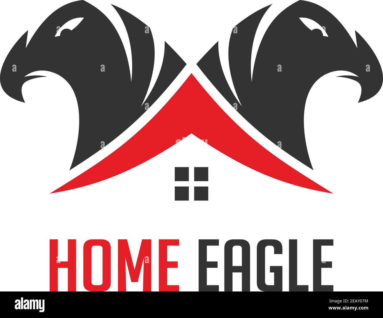 Eagle house logo hi-res stock photography and images - Alamy