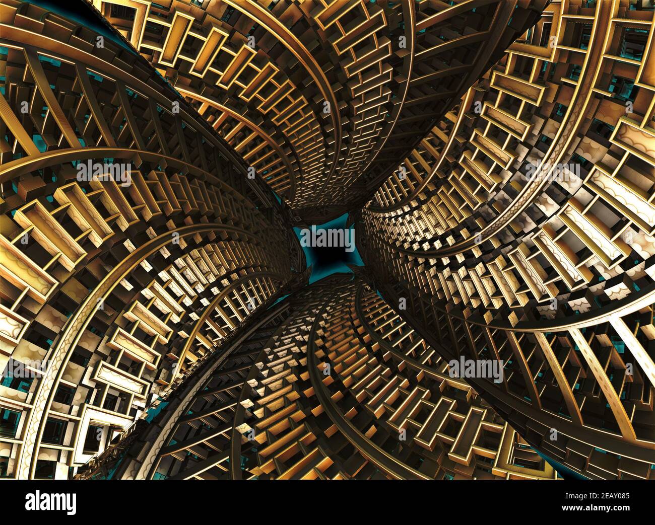 Computer generated 3D illustration artwork Stock Photo - Alamy