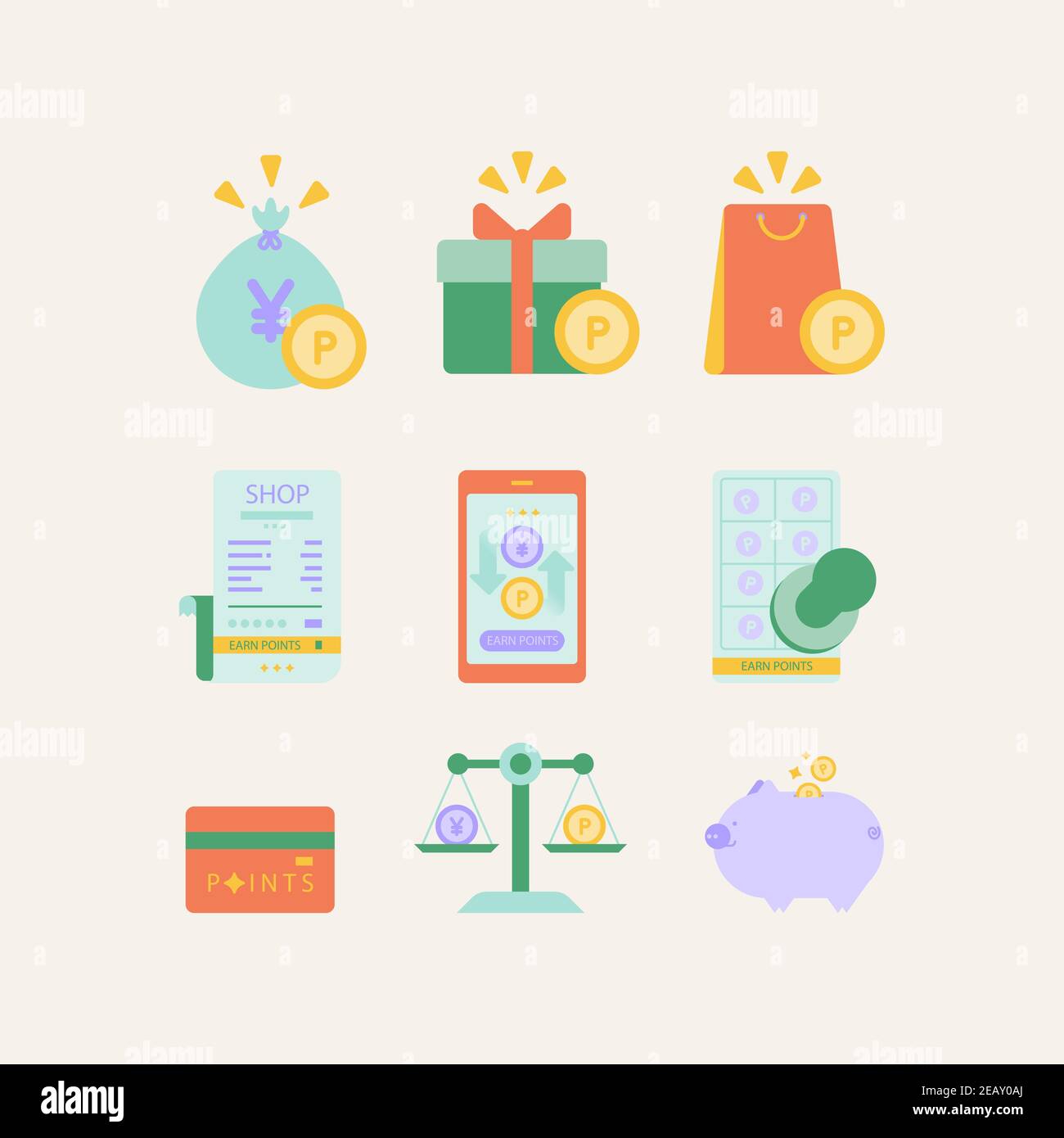 Point element collection Vector illustration Stock Vector Image & Art ...