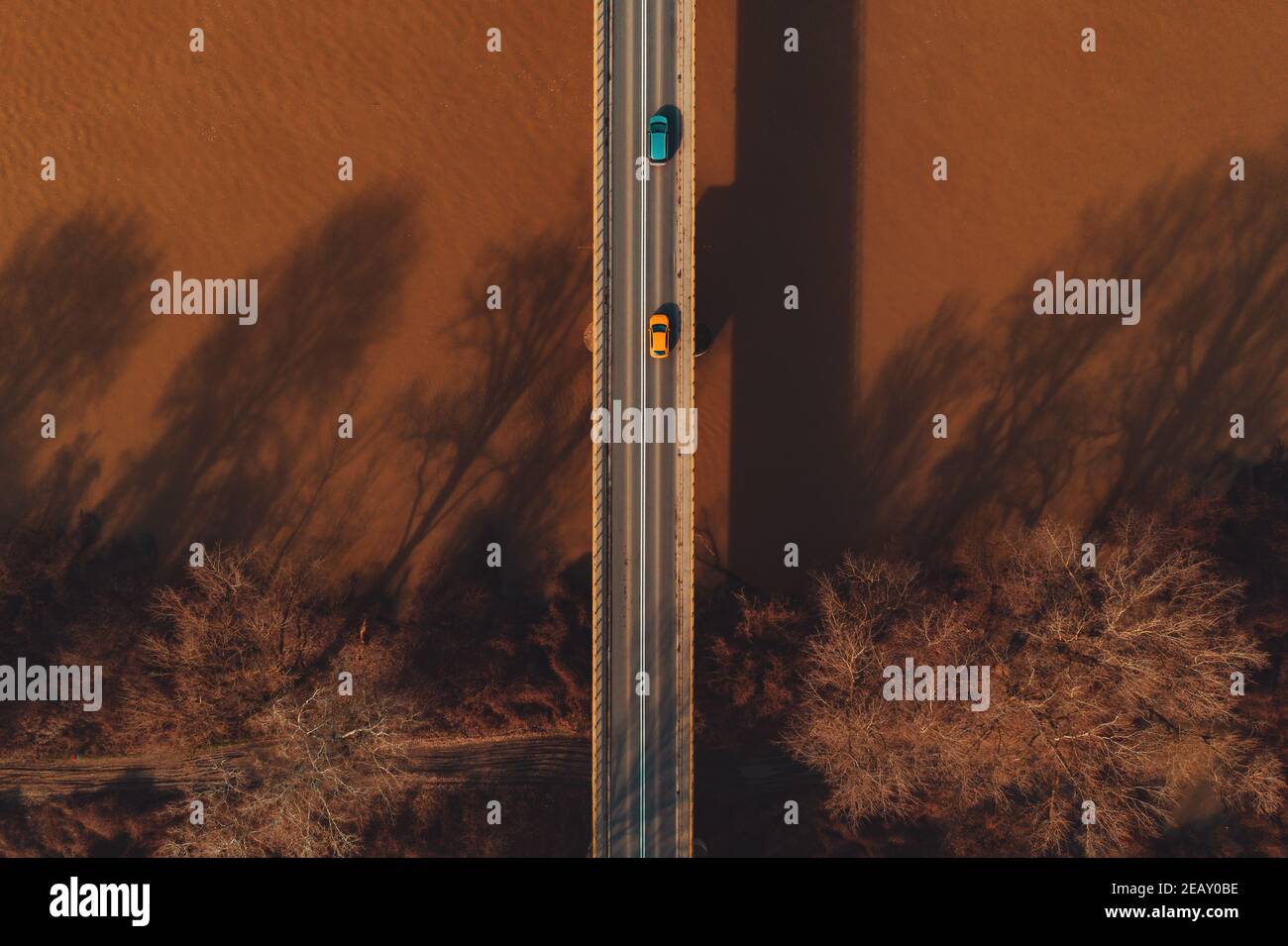 Car driving over the bridge hi-res stock photography and images - Alamy