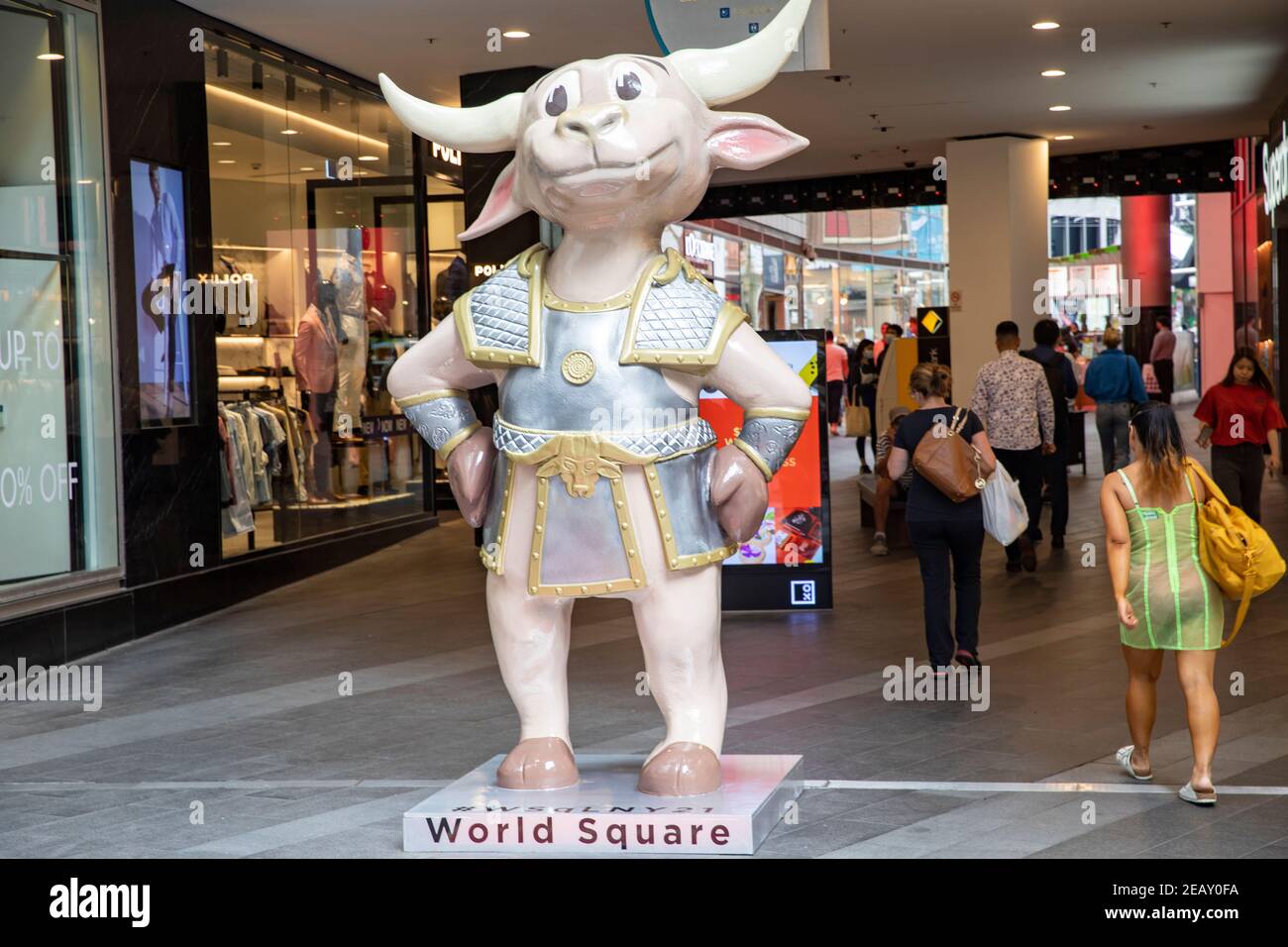 Year of the Ox at World Square Sydney city centre, mixed use ...