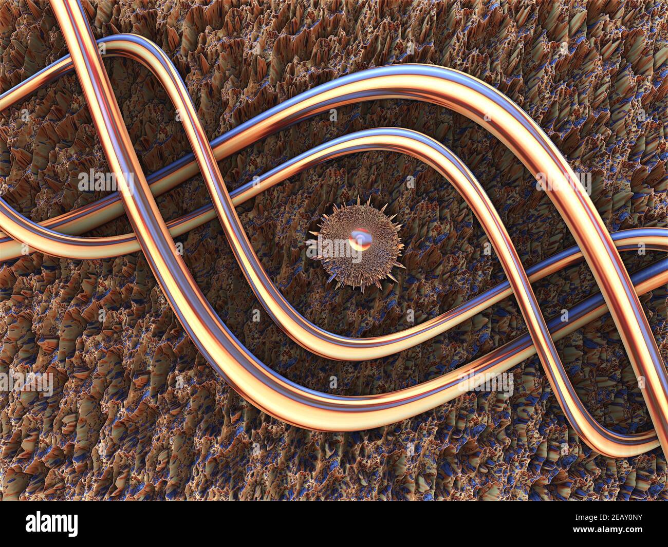 Computer generated 3D illustration artwork Stock Photo - Alamy