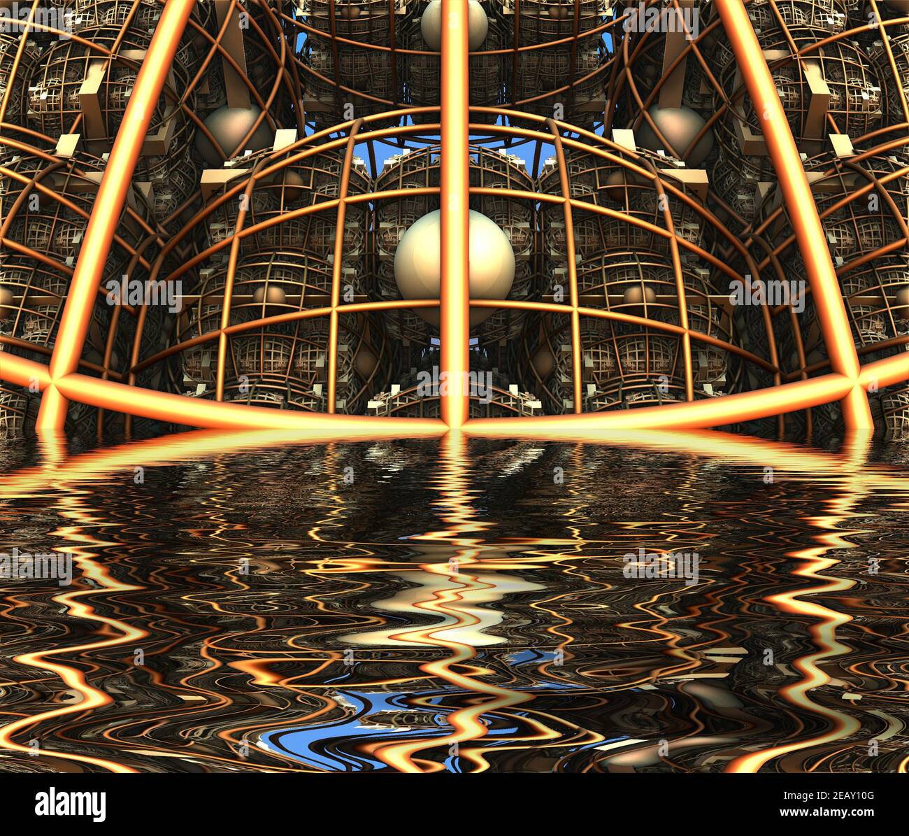 Computer generated 3D illustration artwork Stock Photo - Alamy