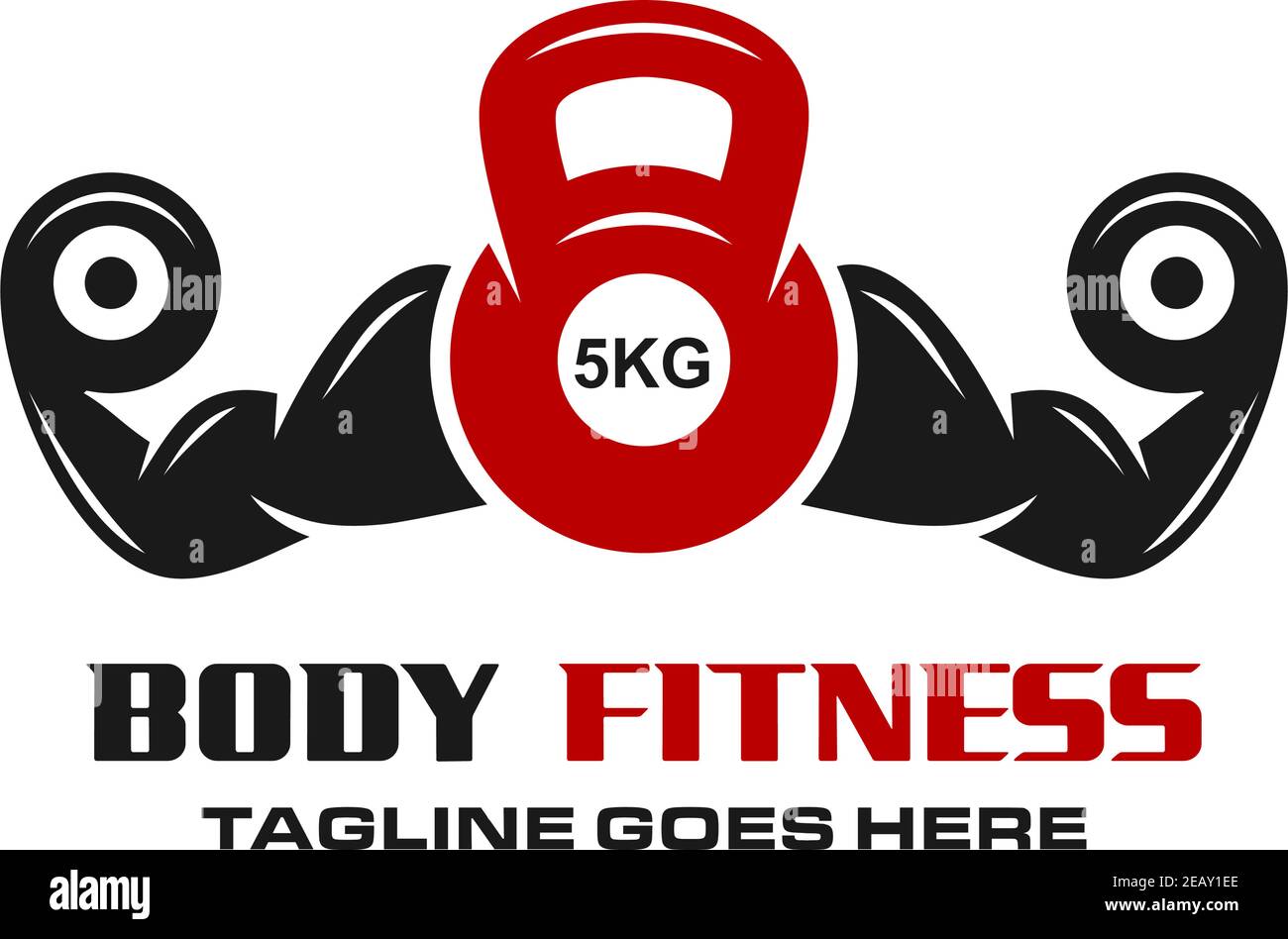 body fitness logo your company Stock Vector Image & Art - Alamy