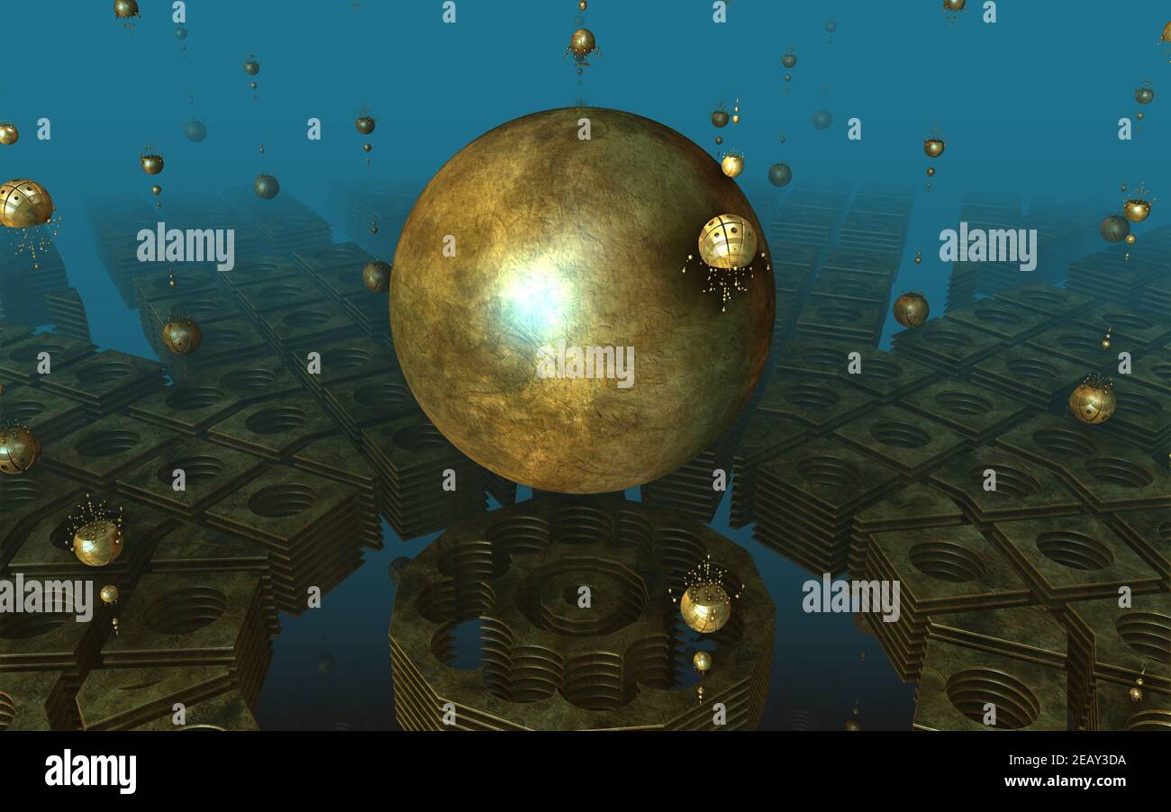 Computer generated 3D illustration artwork Stock Photo - Alamy