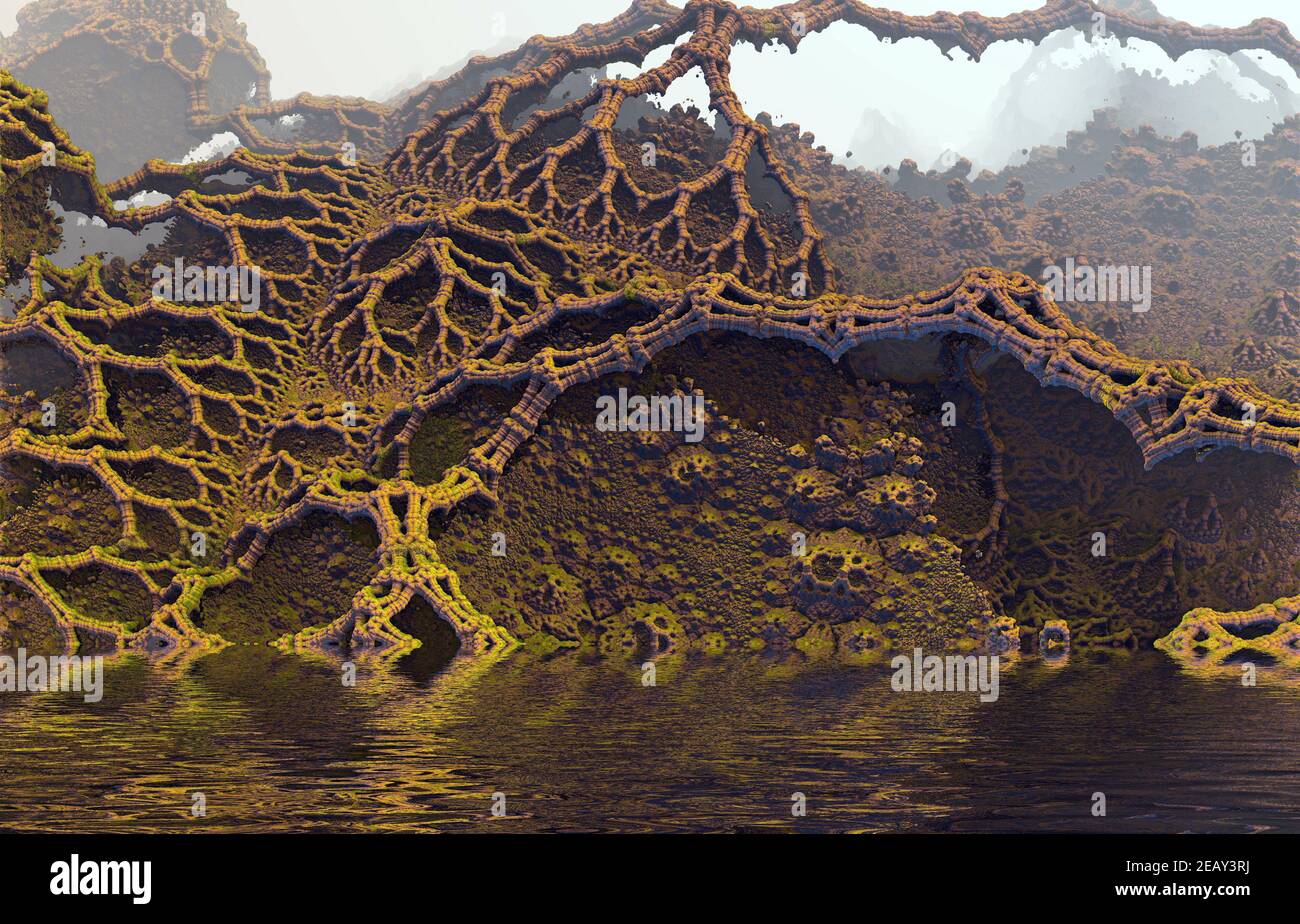 Computer generated 3D illustration artwork Stock Photo - Alamy