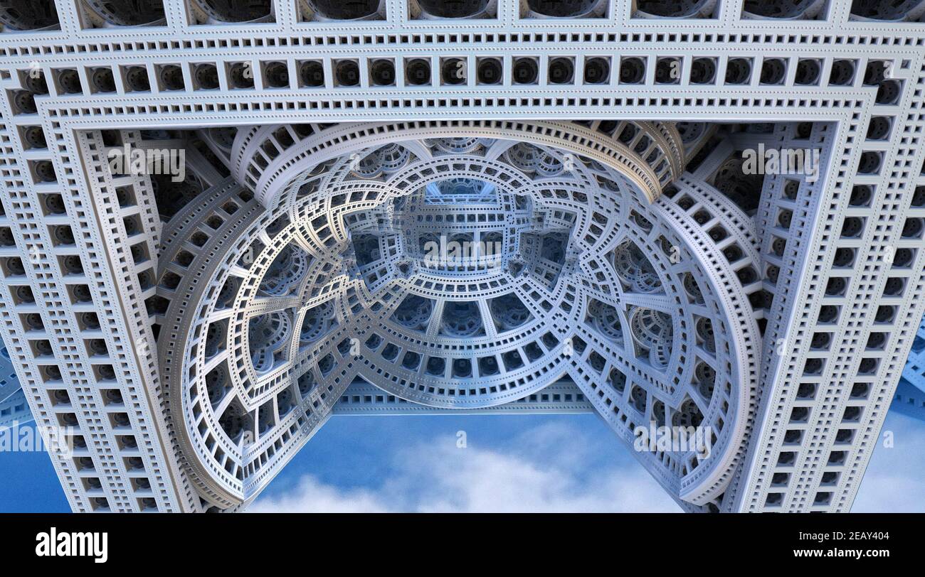 Computer generated 3D illustration artwork Stock Photo - Alamy