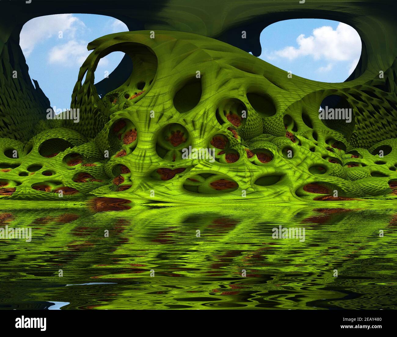 Computer generated 3D illustration artwork Stock Photo - Alamy