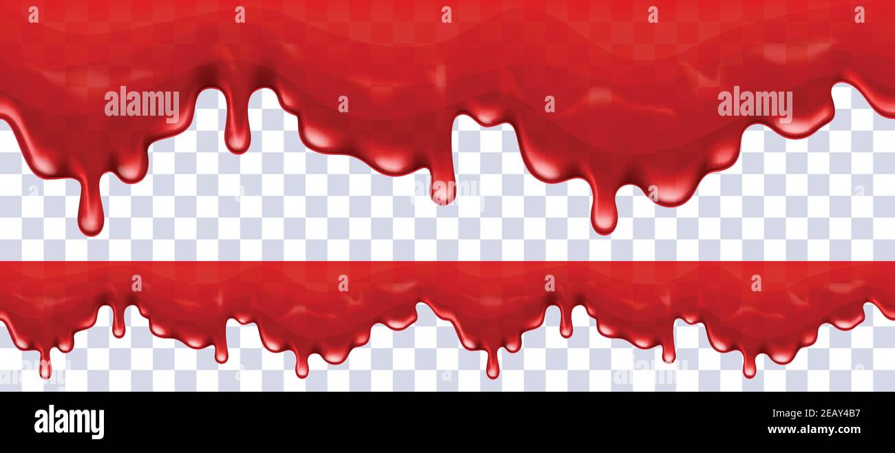 Dripping jam background with smart transparencies. Vector illustration ...