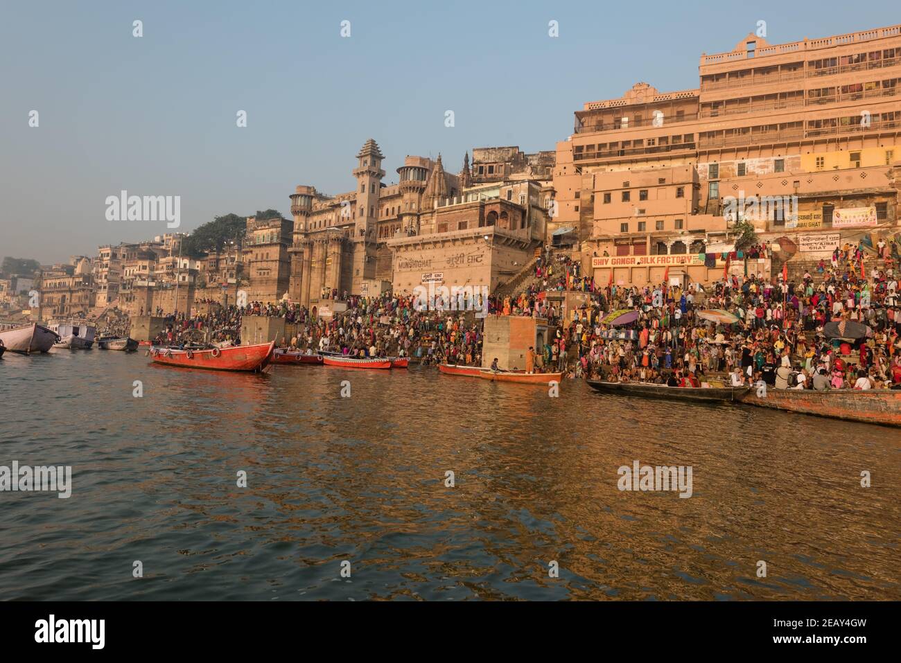 Ganges river varanasi cremation hi-res stock photography and images - Alamy