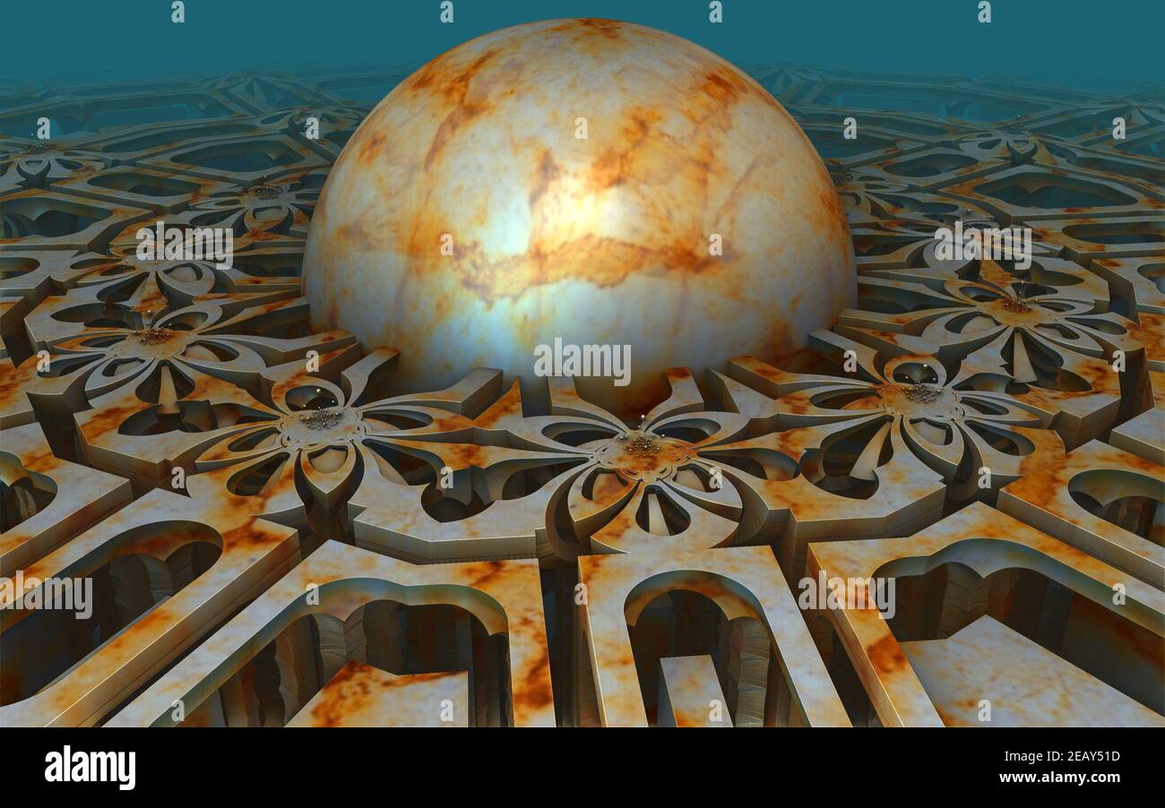 Computer generated 3D illustration artwork Stock Photo - Alamy