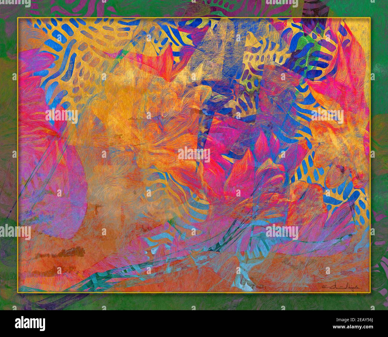 CONTEMPORARY ART: Beautiful Obsession Stock Photo - Alamy