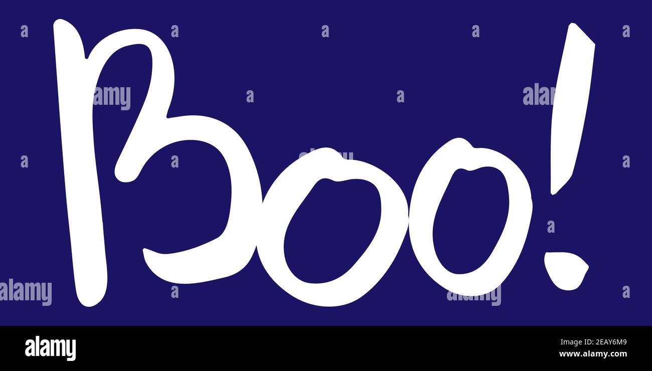 Boo halloween lettering Stock Vector Image & Art - Alamy