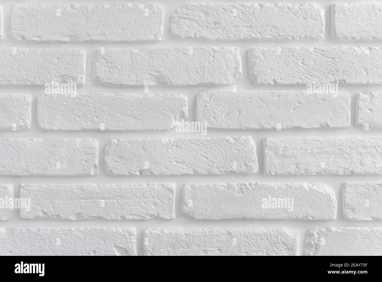 Modern white brick wall texture for background Stock Photo - Alamy