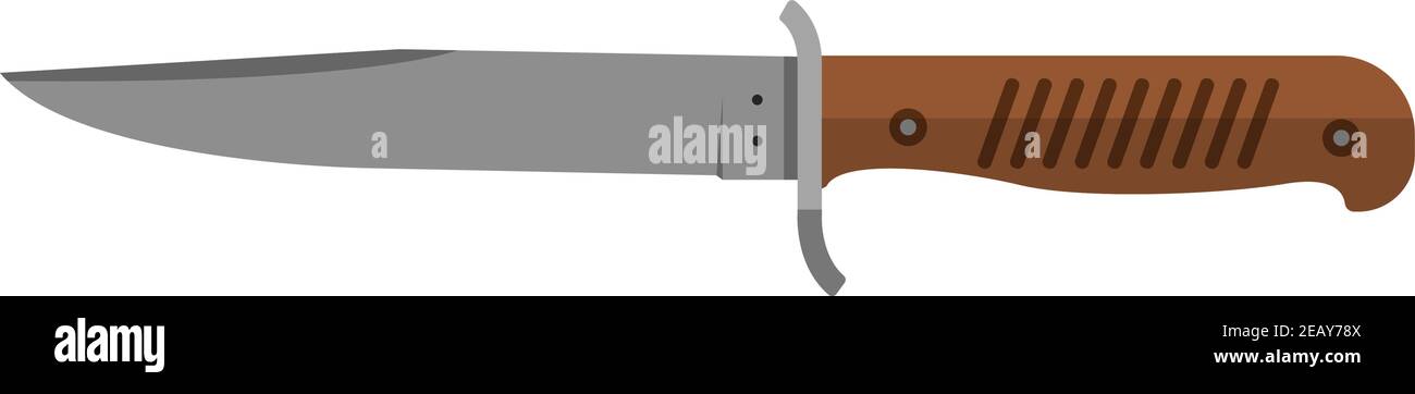 Trench knife melee weapons isolated on white background Stock Vector ...