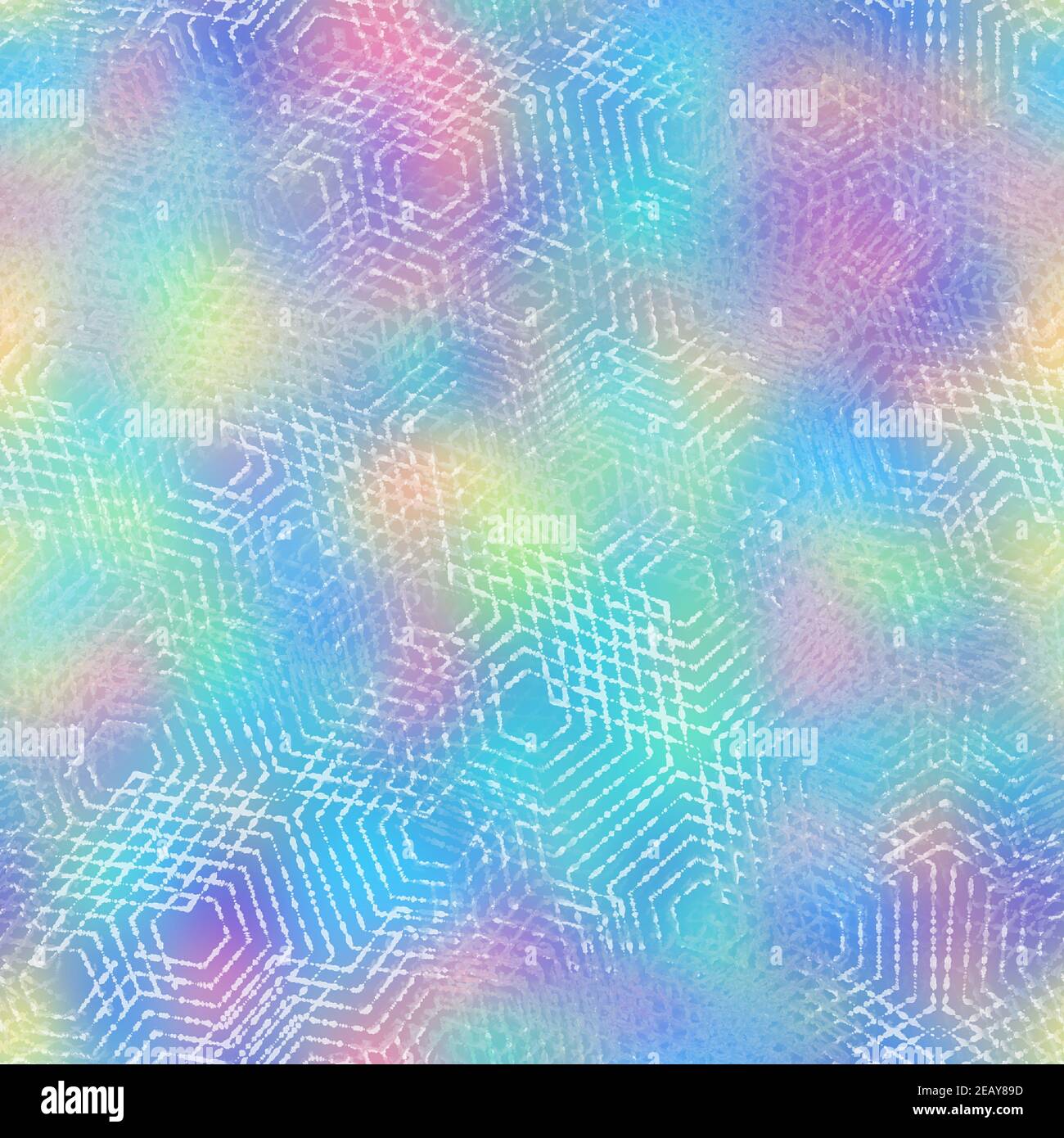 Vivid holographic foil rainbow neon seamless tile Stock Photo - Alamy