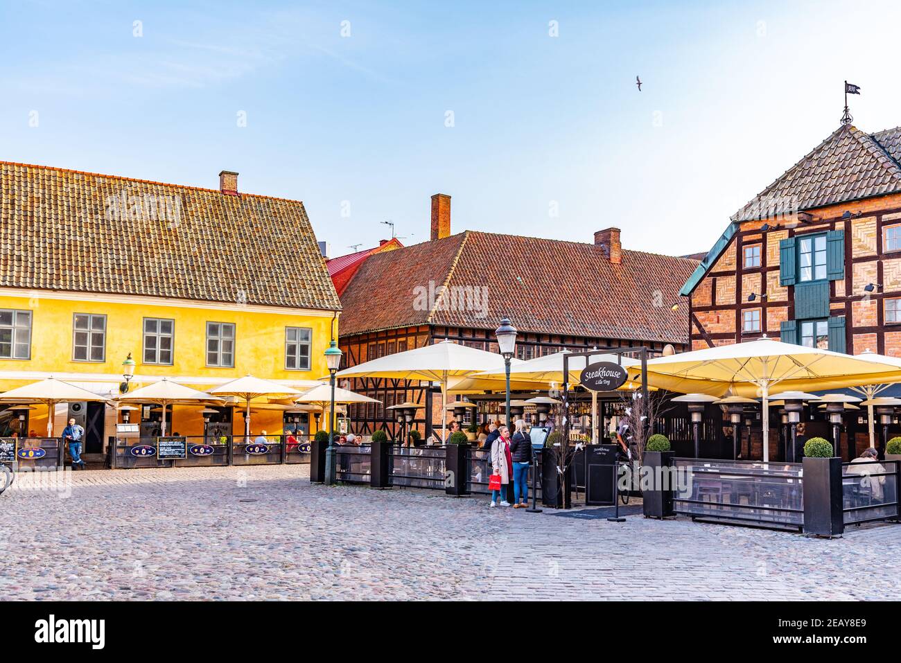 MALMO, SWEDEN, APRIL 24, 2019: View of Lila torg square in Malmo ...