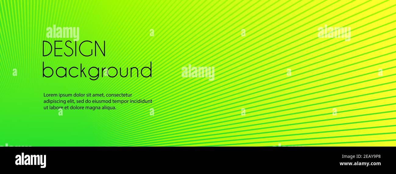 Abstract green long banner. Vector minimal template for facebook cover ...