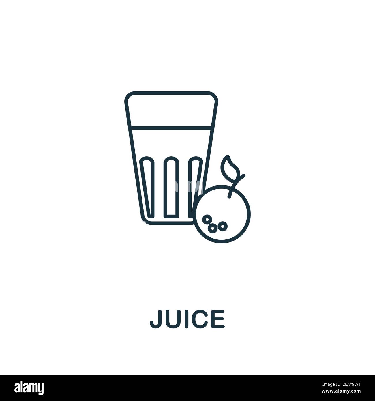Juice icon. Simple element from drinks collection. Creative Juice icon ...
