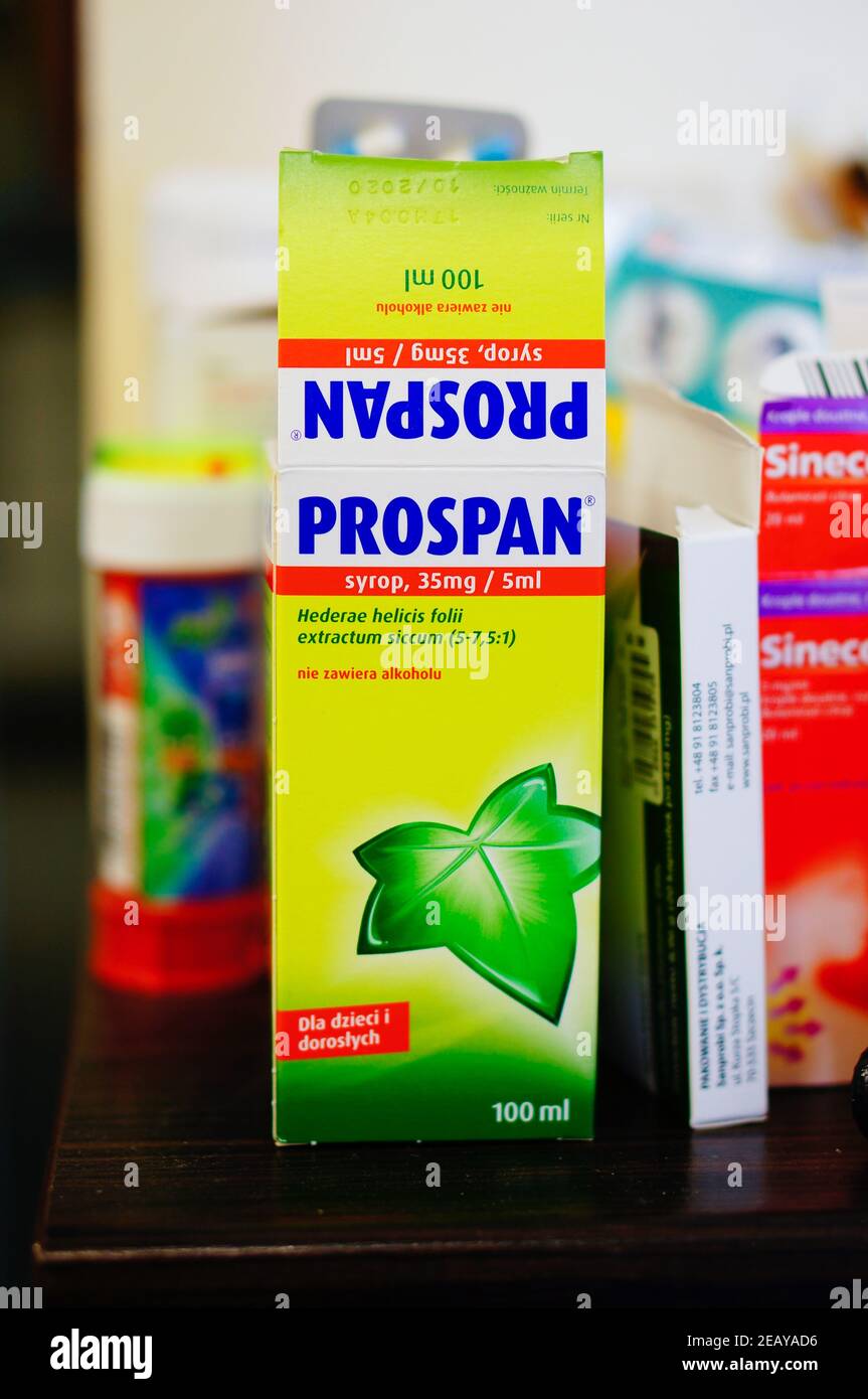 Prospan coughing syrup hi-res stock photography and images - Alamy