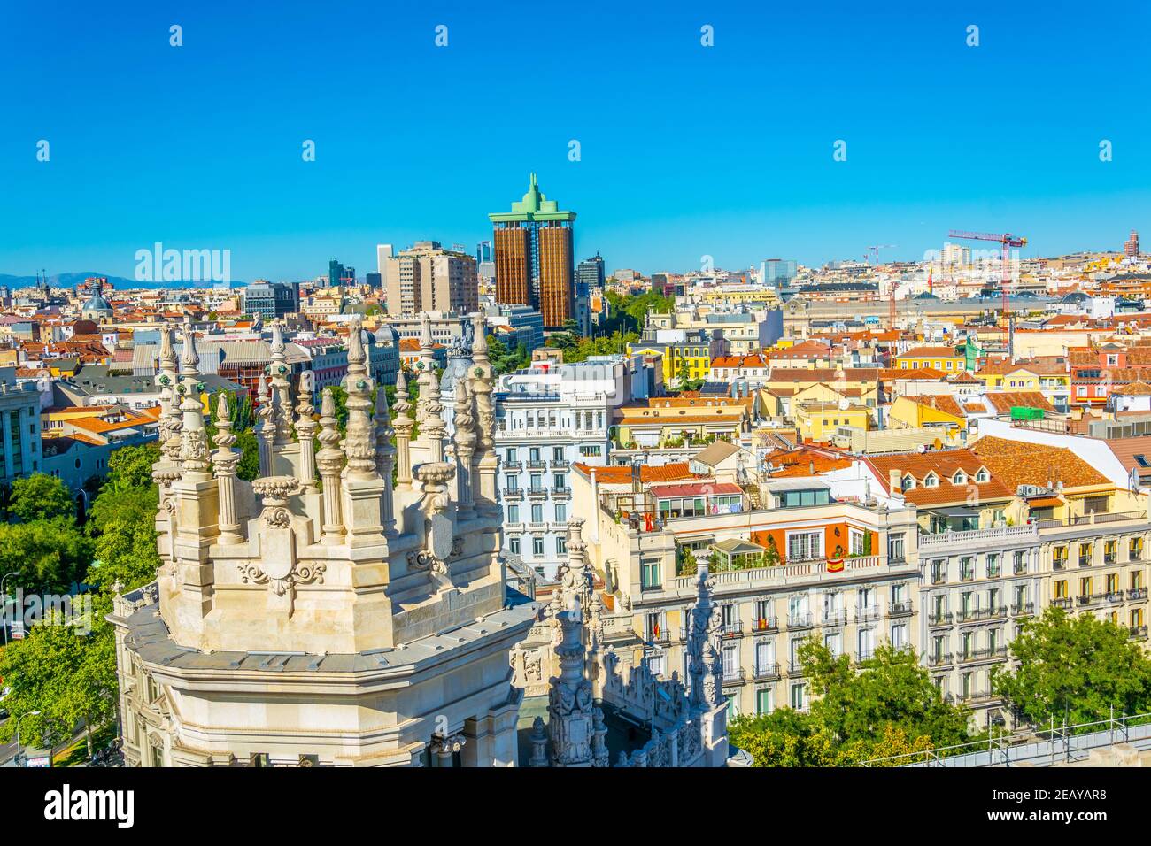 Aerial panoramic view paseo de hi-res stock photography and images - Alamy