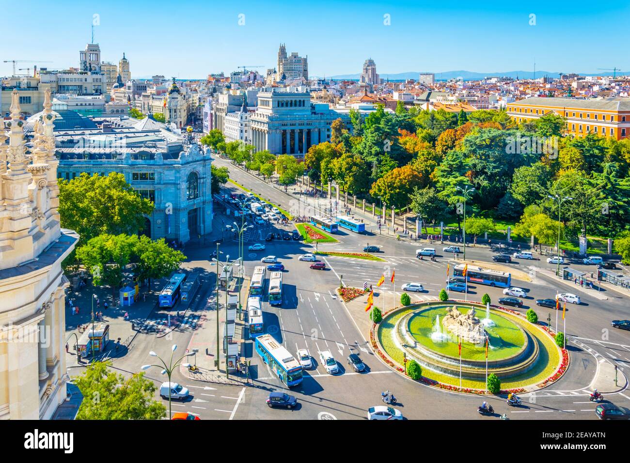 Panoramic view plaza de espana madrid hi-res stock photography and ...