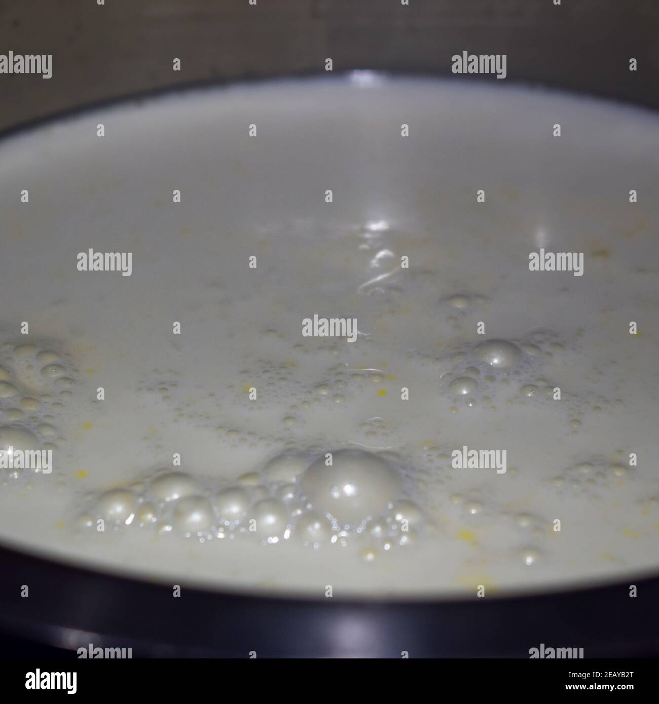 Hot food ready to be cooked on the gas stove, Hot yummy food is ready ...