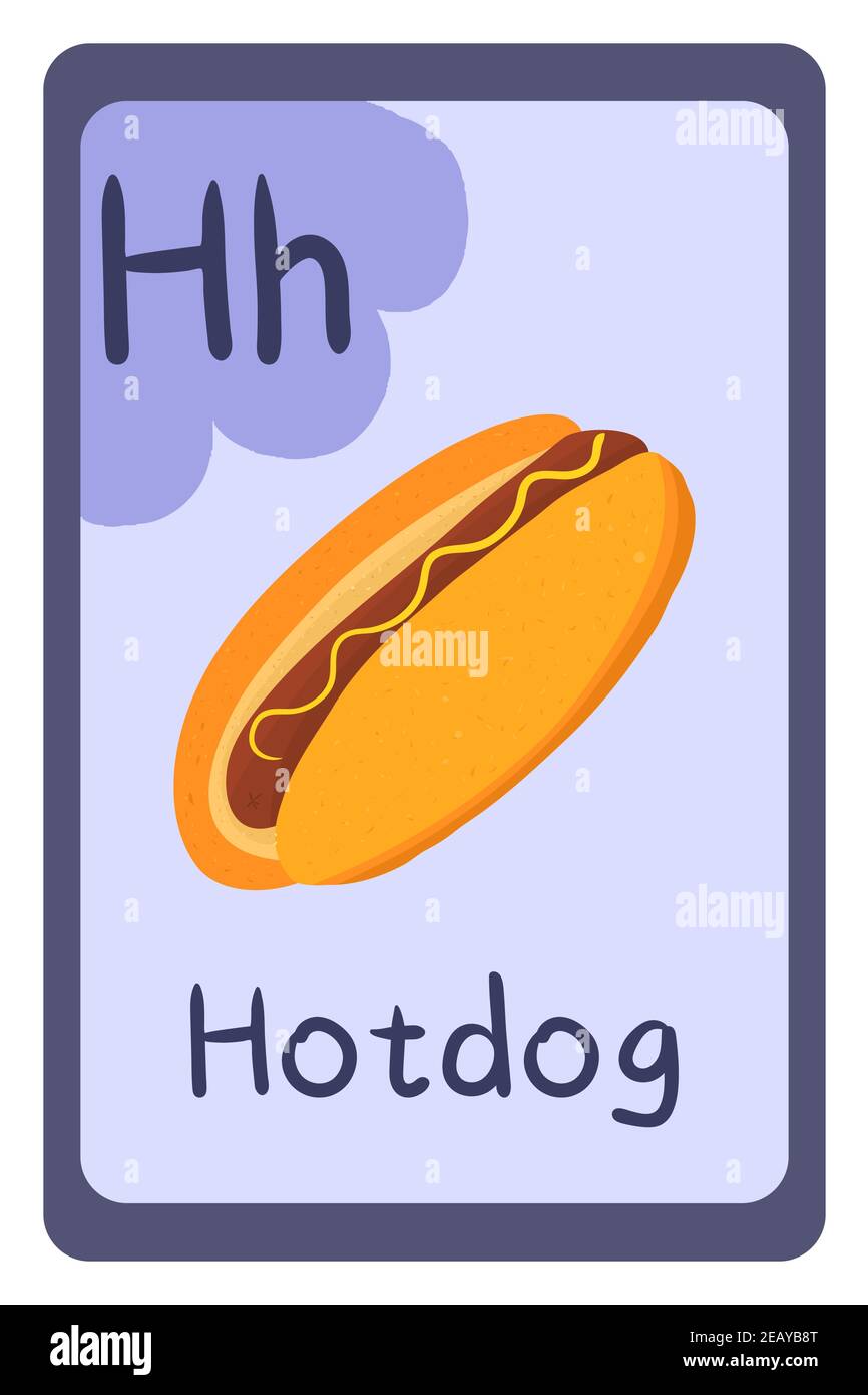 Cartoon hotdog hi-res stock photography and images - Alamy