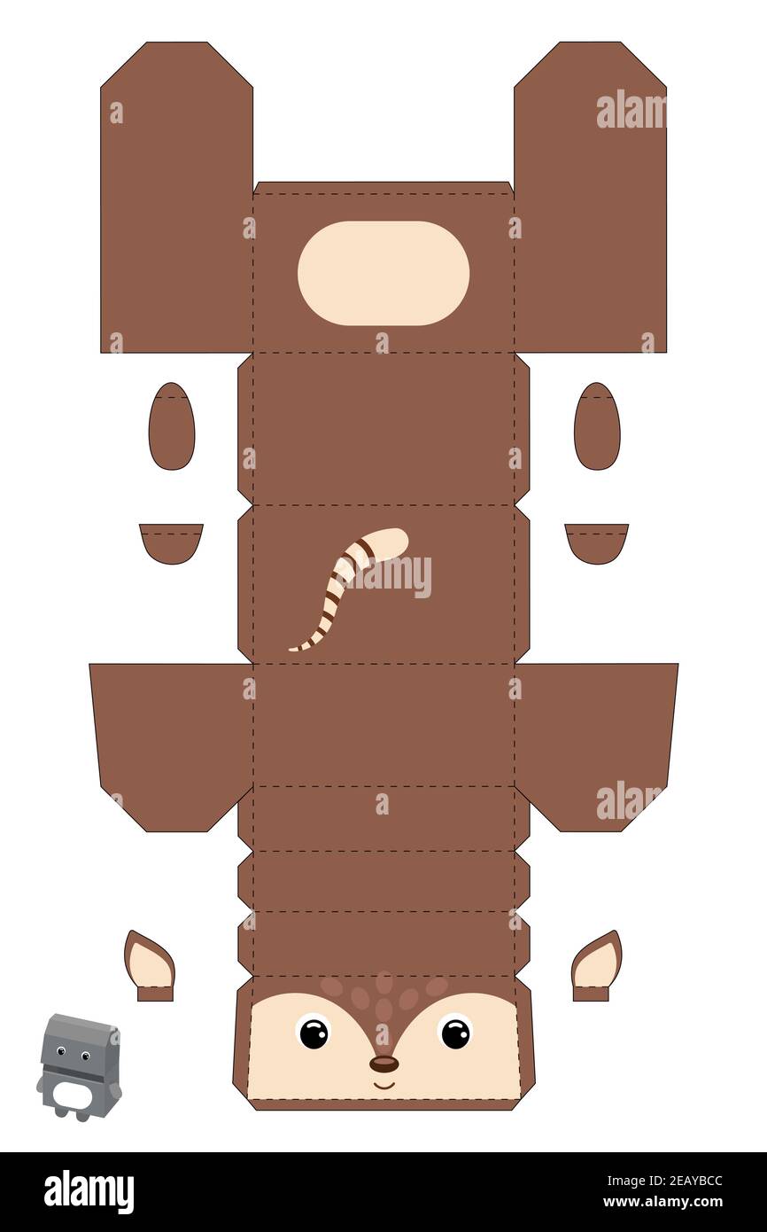 Party favor box armadillo design for for sweets, candies, small ...