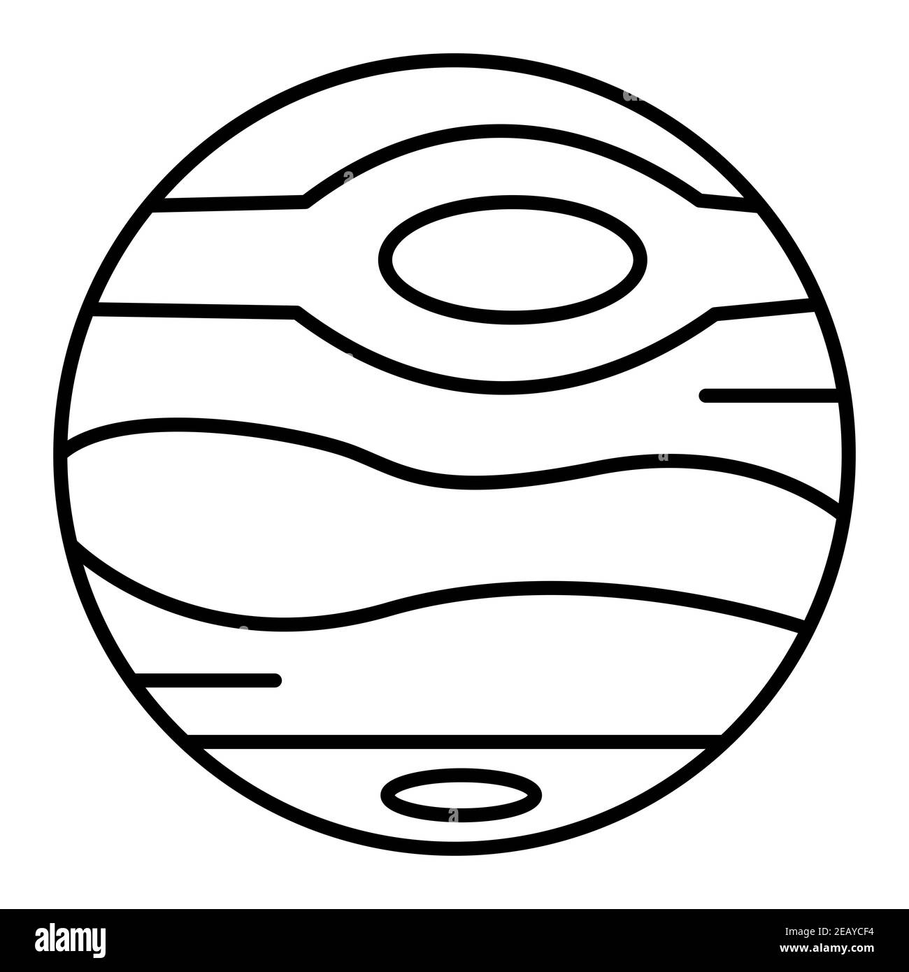 Neptune Planet Outline