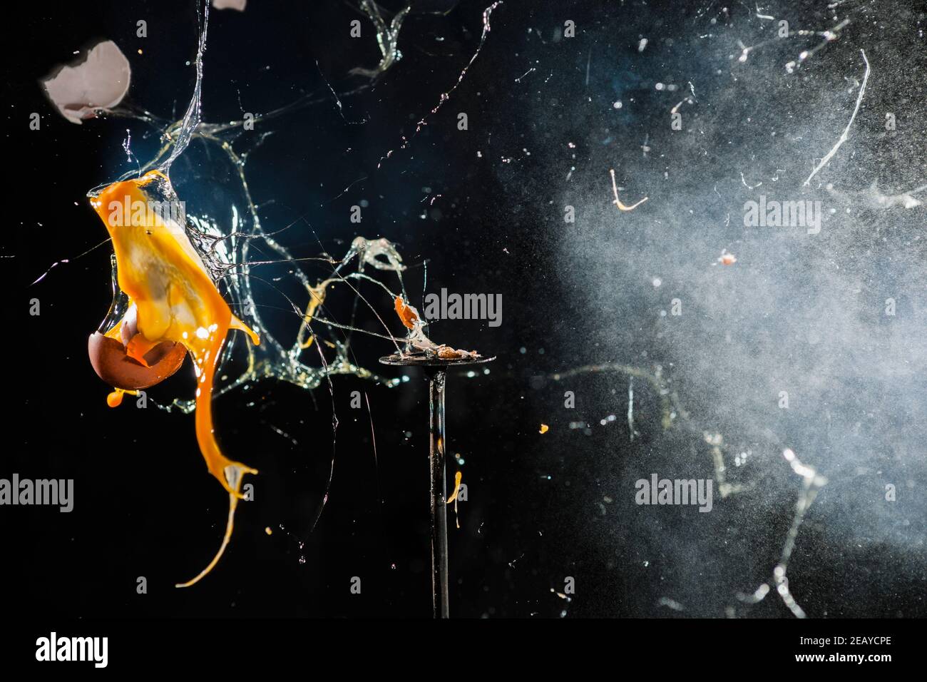 An egg being blown up with a firework Stock Photo - Alamy