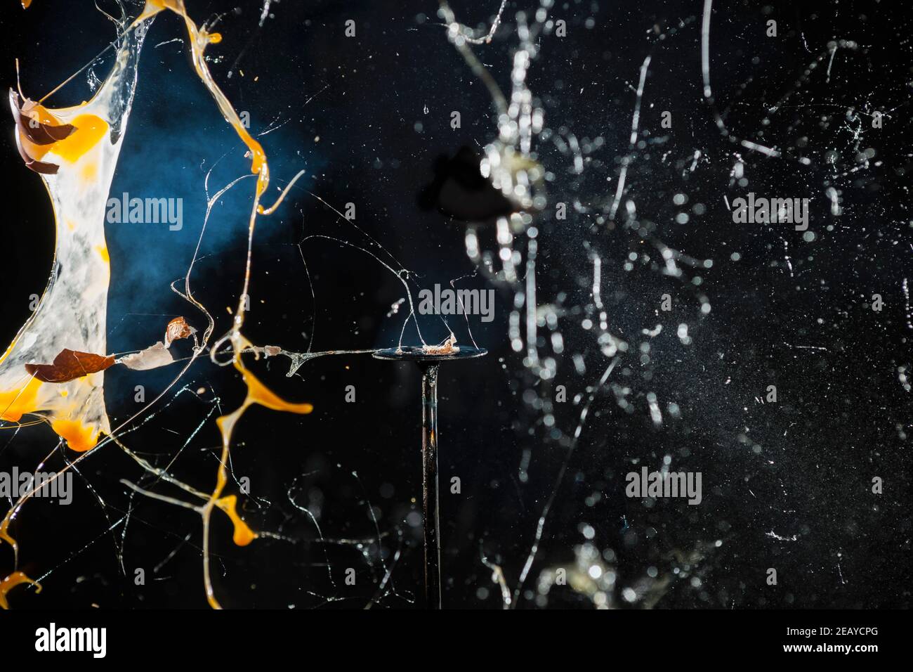 An egg being blown up with a firework Stock Photo - Alamy