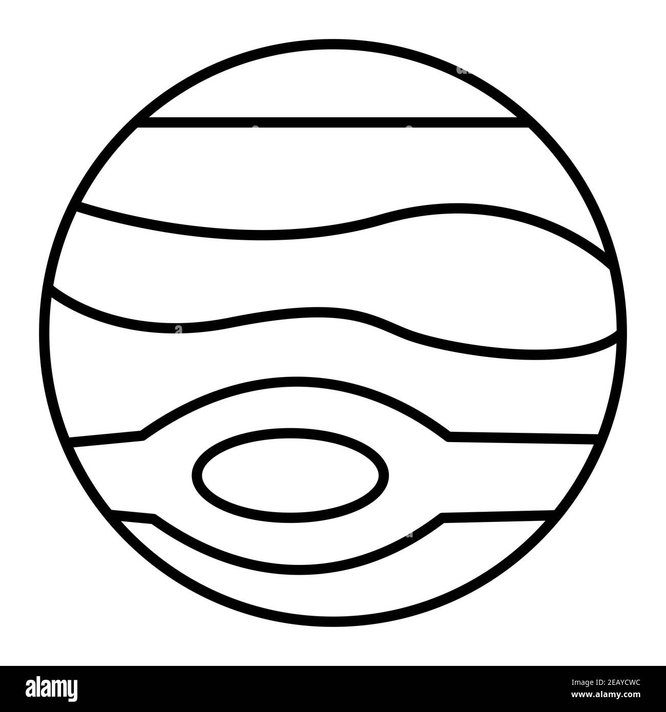 Planet Jupiter Black And White