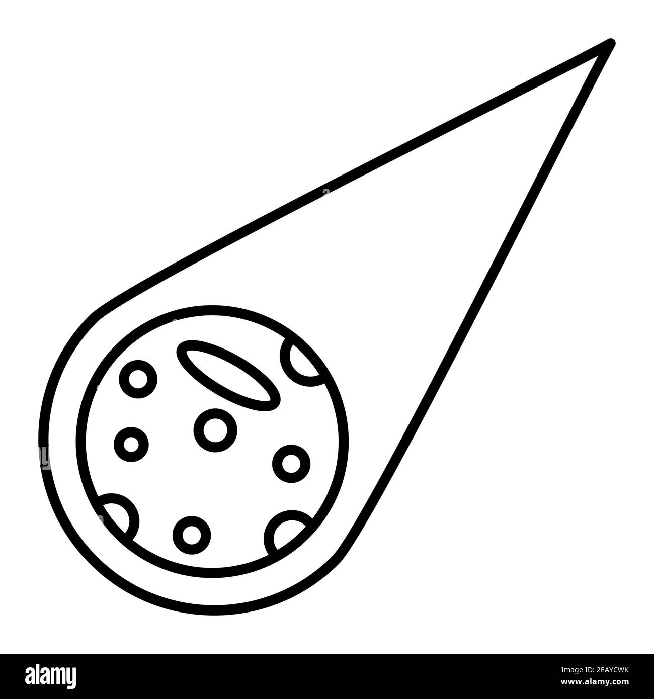 Asteroid outline Black and White Stock Photos & Images - Alamy