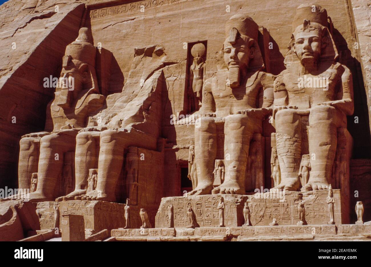 Abu Simbel - temple complex built by Ramesses II, near Aswan, Egypt ...