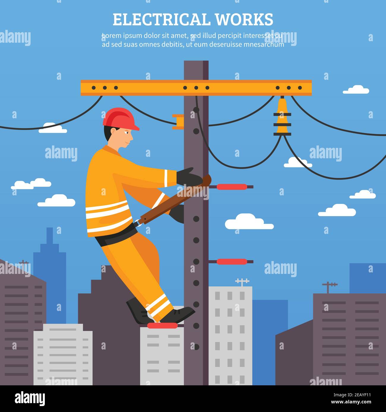 Utility_pole Stock Vector Images - Alamy