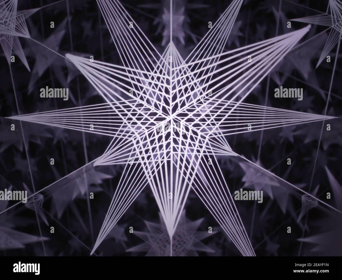 Photography of a kaleidoscope art background depicting triangular ...