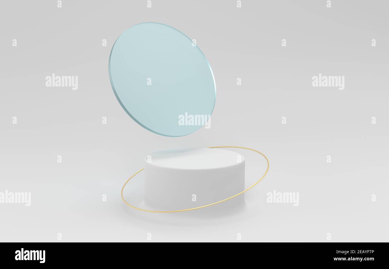 Empty product stage, product advertising concept, 3d rendering ...