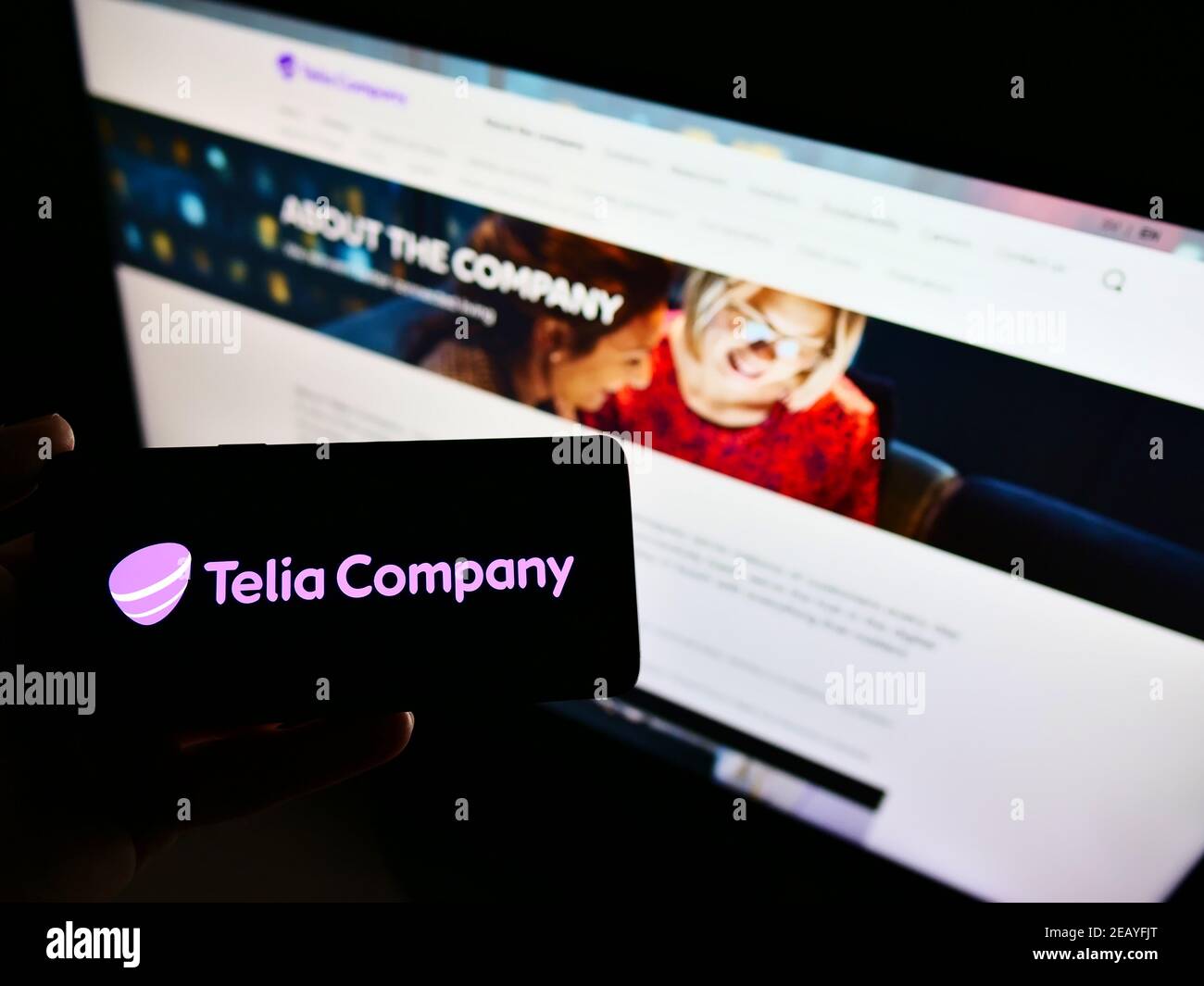 Telia brand hi-res stock photography and images - Alamy