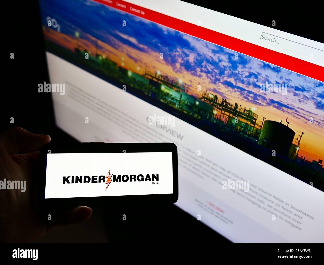 Kinder morgan logo hi-res stock photography and images - Alamy