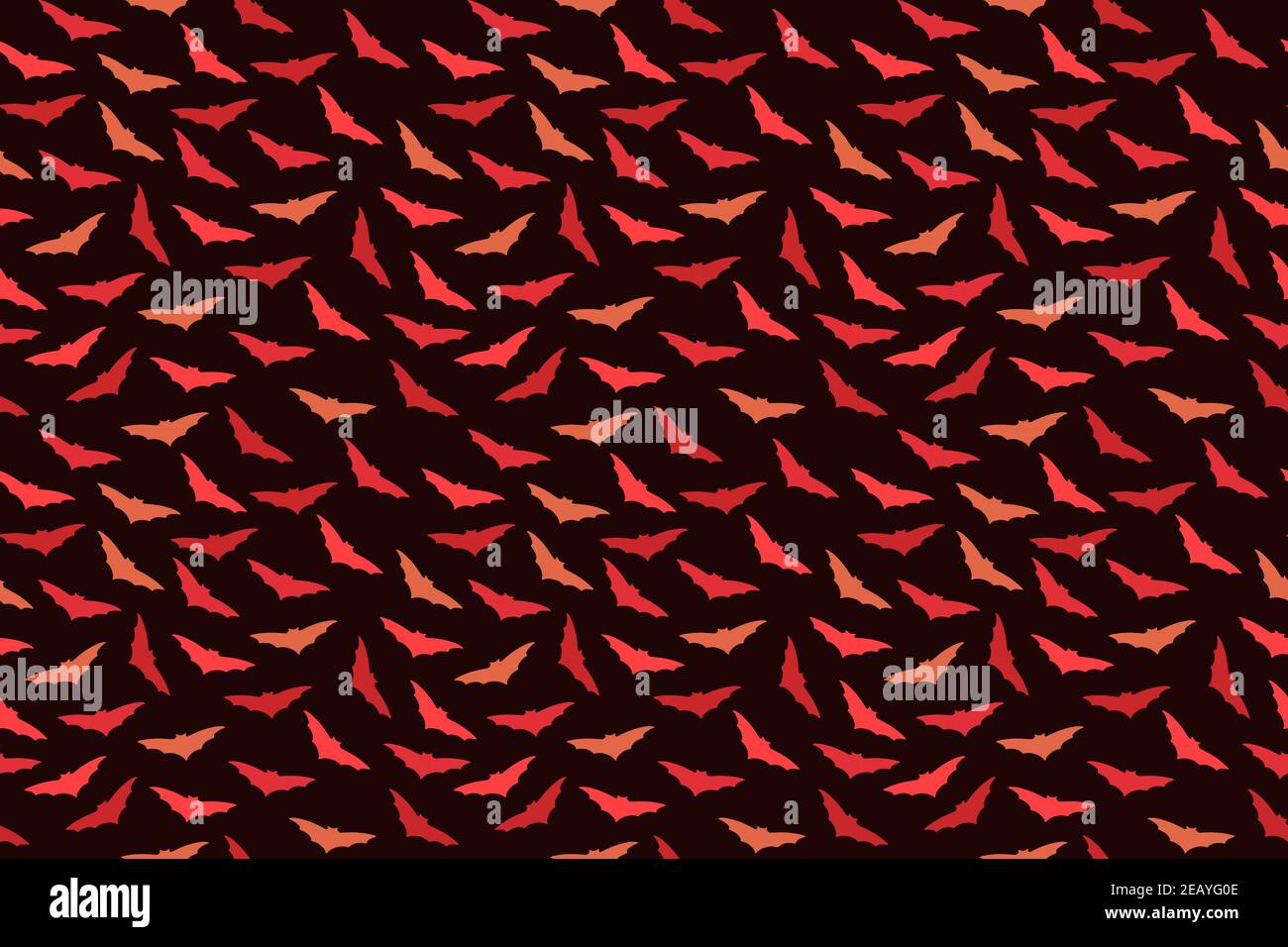 Red bat flock at night seamless pattern Stock Vector Image & Art - Alamy