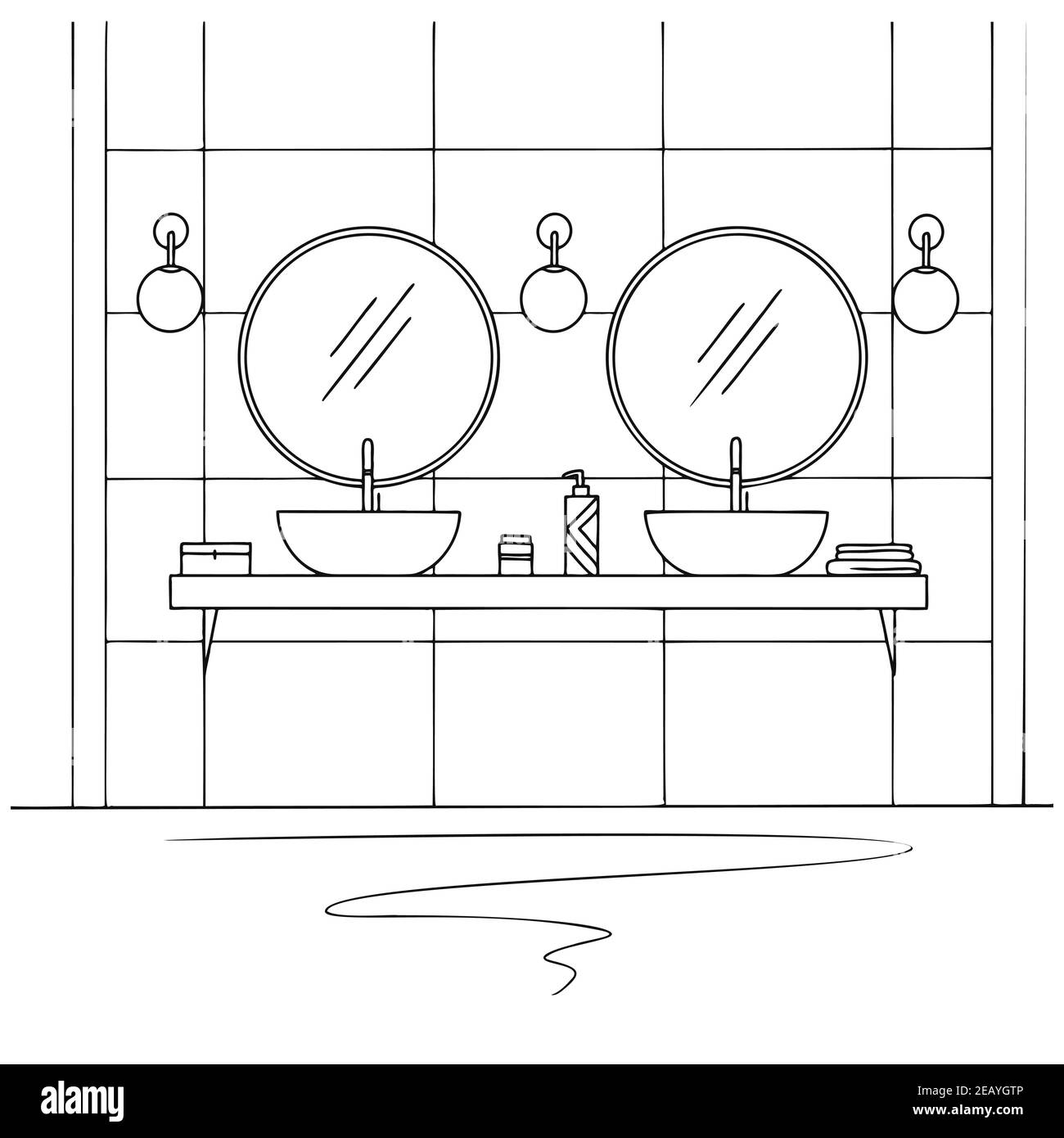 Bathroom Drawing Design