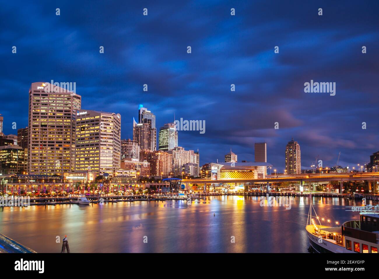 Sydney Skyline At Dusk in Australia Stock Photo - Alamy