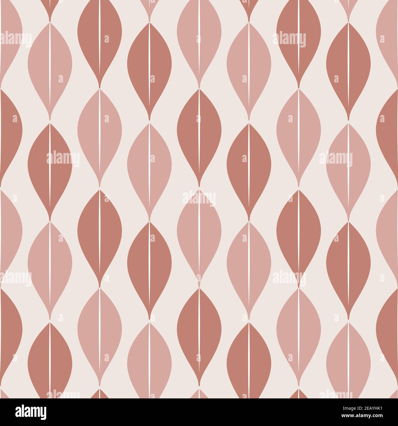 Abstract Natural Seamless Leaves Pattern Background. Vector ...